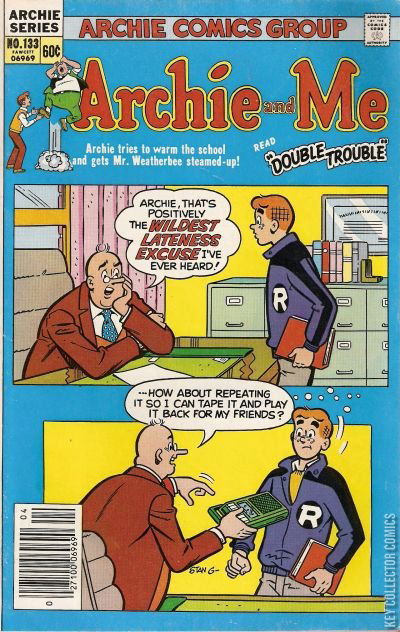 Archie & Me #133 Published April 1982 | Key Collector Comics