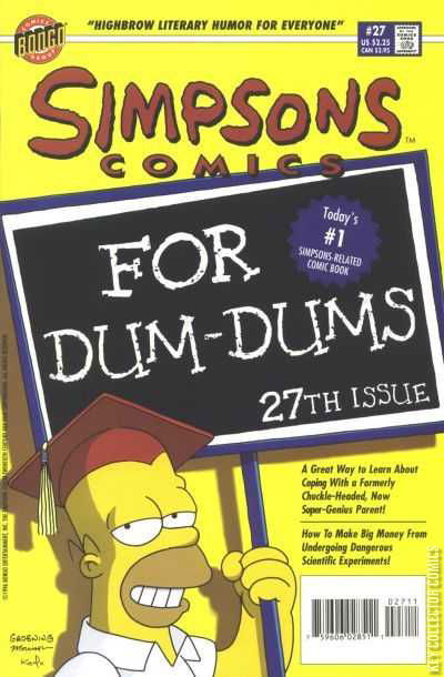 Simpsons Comics #27 Published December 1996 | Key Colle