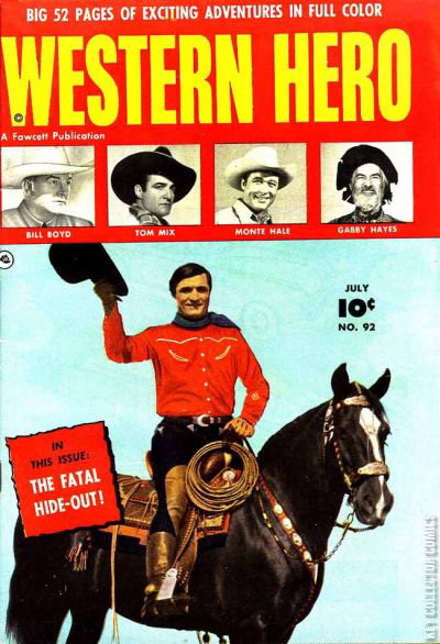 Western Hero #92 Published July 1950 | Key Collector Comics