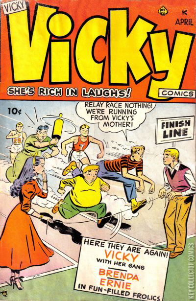 Vicky Comics #4 Published April 1949 | Key Collector Comics