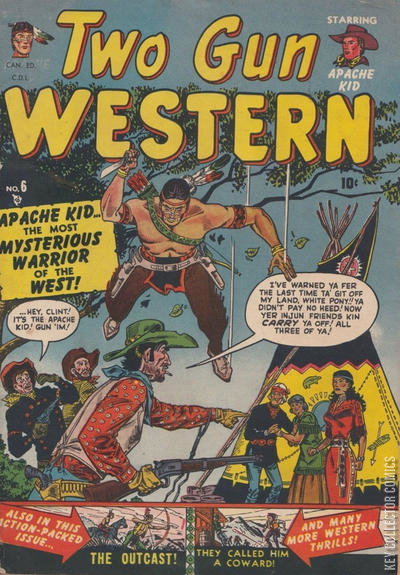 Two Gun Western #6 Published December 1950 | Key Colle