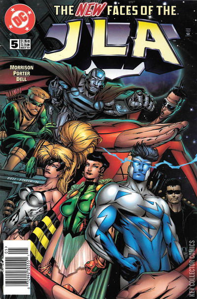 JLA #5 Newsstand Published May 1997 | Key Collector Comics