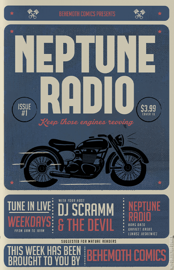 Neptune Radio #1 Variant Published February 2018 | Key