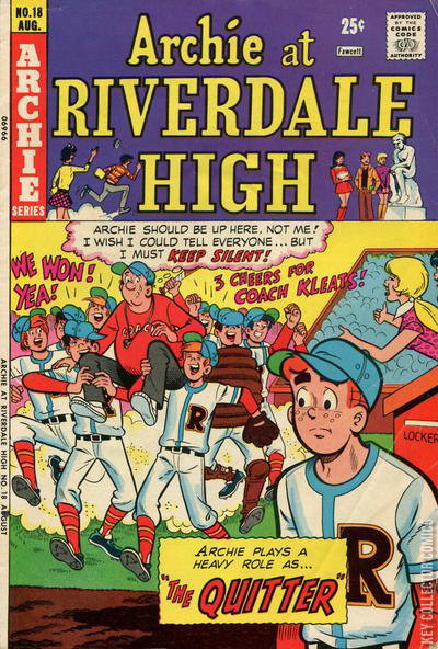 Archie at Riverdale High #18 Published August 1974 | Ke