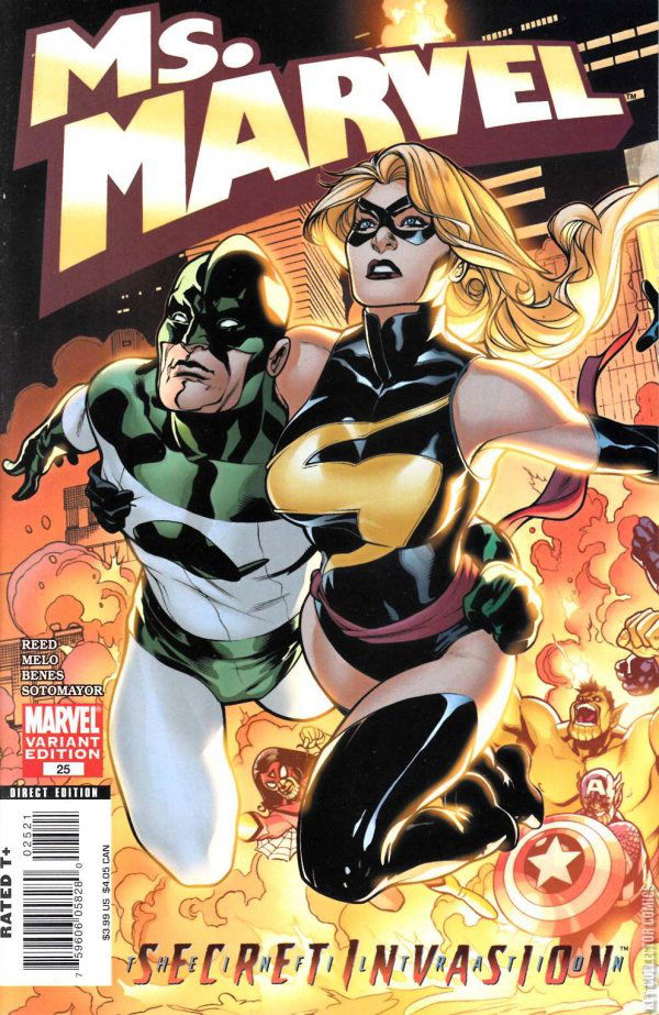 Ms. Marvel #25 Variant Published March 2008 | Key Coll