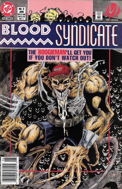 Blood Syndicate #3 Newsstand Published June 1993 | Key