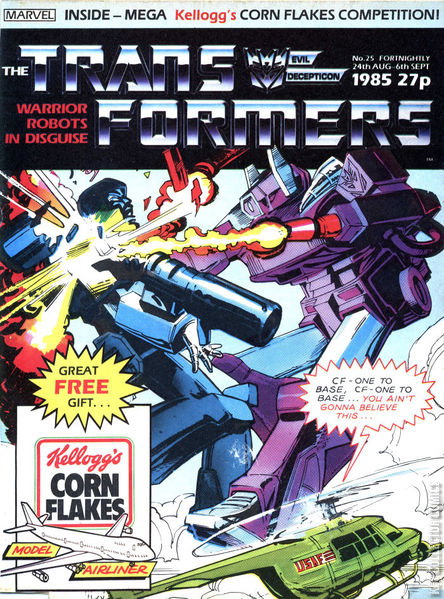 Transformers Magazine, The (UK) #25 Published August 19