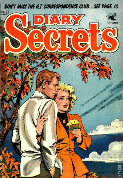 Diary Secrets #27 Published January 1955 | Key Collecto