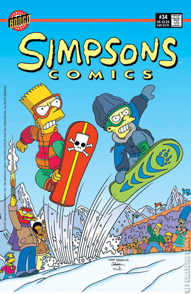 Simpsons Comics #34 Published December 1997 | Key Colle