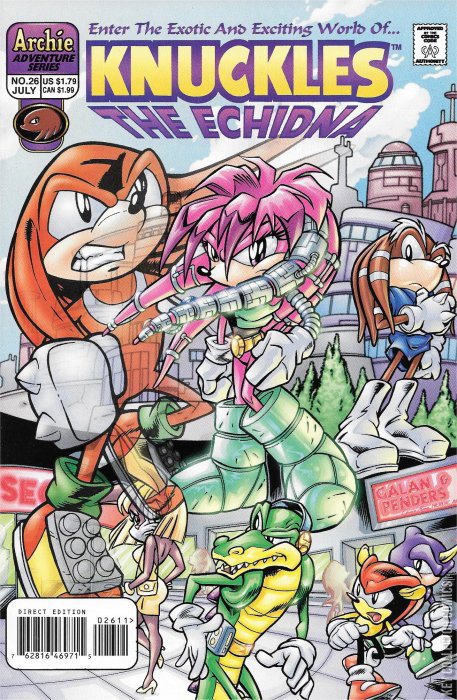 Knuckles the Echidna #26 Published July 1999 | Key Coll