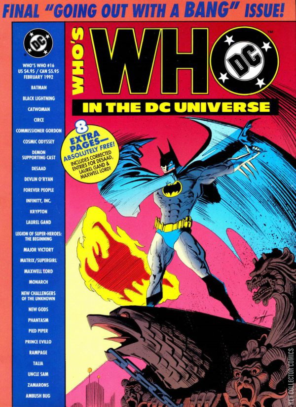 Who's Who in the DC Universe #16 Published February 199