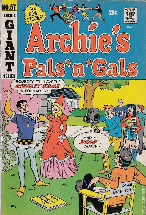 Archie's Pals n' Gals #57 Published April 1970 | Key Co