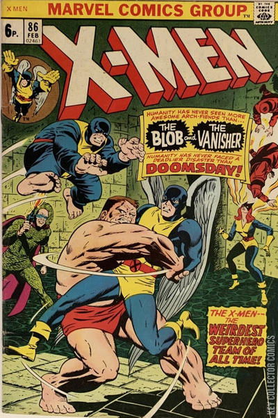 Uncanny X-Men #86 UK Edition Published February 1974