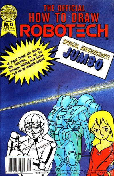 The Official How To Draw Robotech #12 Published January
