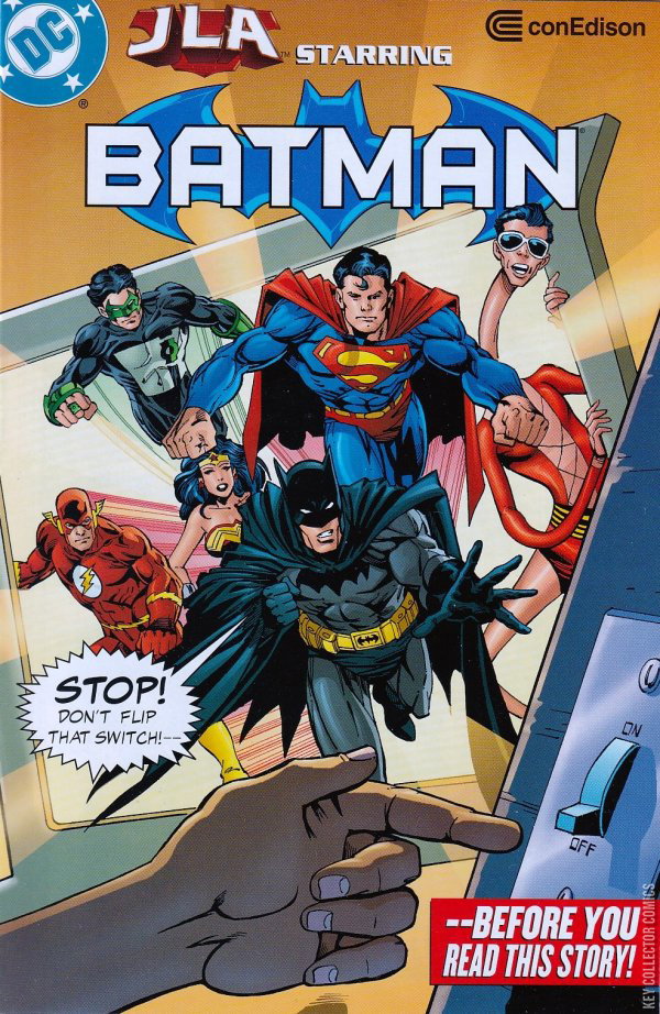 JLA Starring Batman Con Edison Giveaway by DC | Key Collector Comics