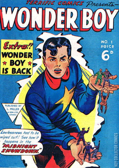 Wonder Boy #1 UK Edition Published January 1955 | Key