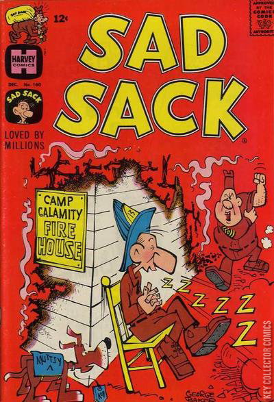 Sad Sack Comics #160 Published December 1969 | Key Coll