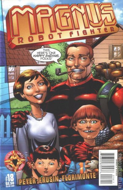 Magnus Robot Fighter #18 Published October 1998 | Key C