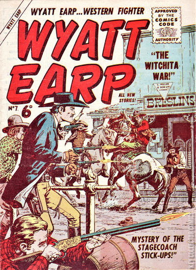 Wyatt Earp #7 UK Edition Published January 1955 | Key
