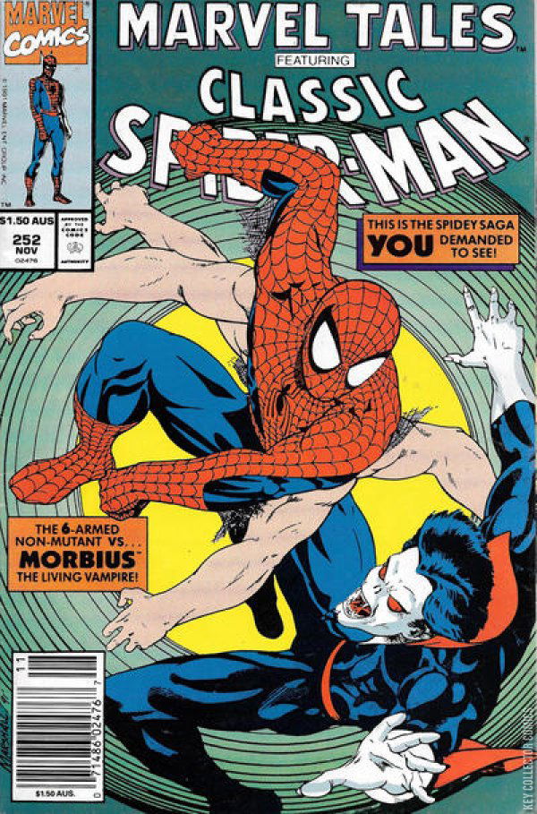 Marvel Tales #252 Australian Edition Published August