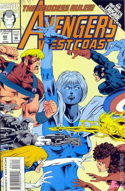 West Coast Avengers #96 Published July 1993 | Key Colle