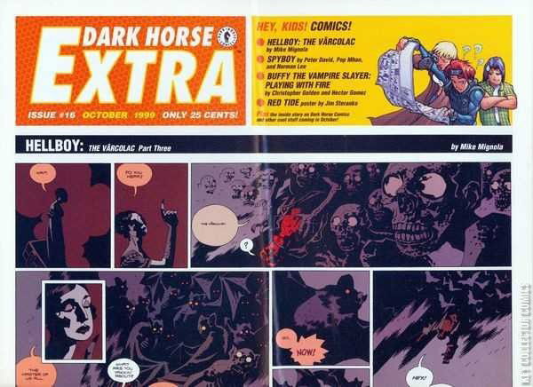 Dark Horse Extra #16 Published October 1999 | Key Colle