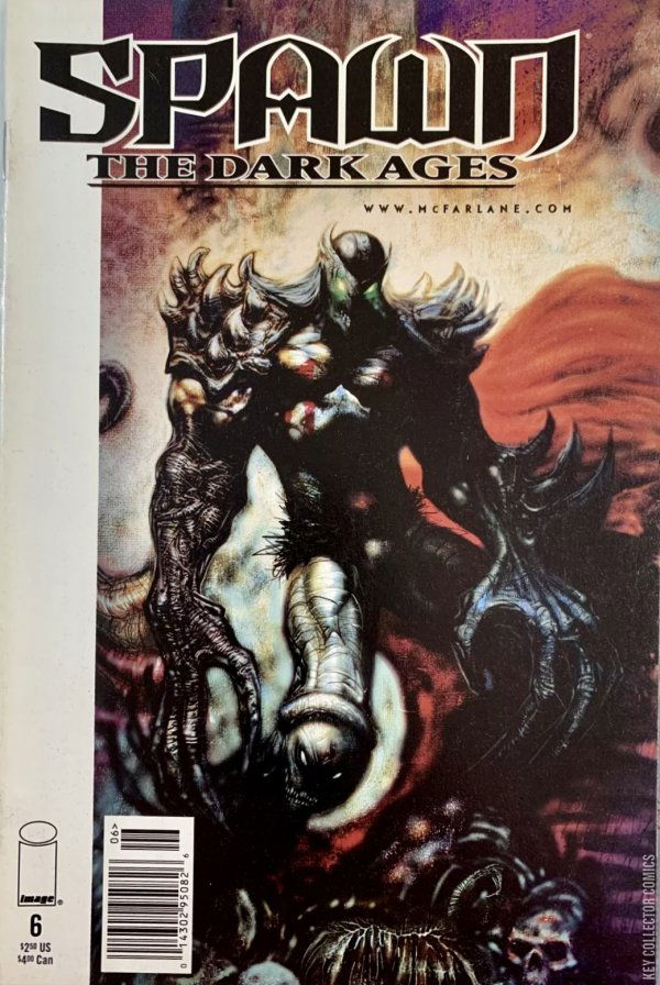 Spawn: The Dark Ages #6 Newsstand Published August 199