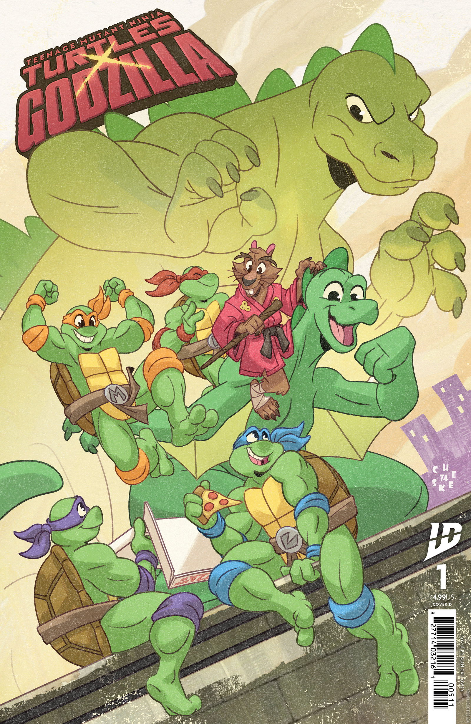 Teenage Mutant Ninja Turtles x Godzilla by IDW | Key Collector Comics
