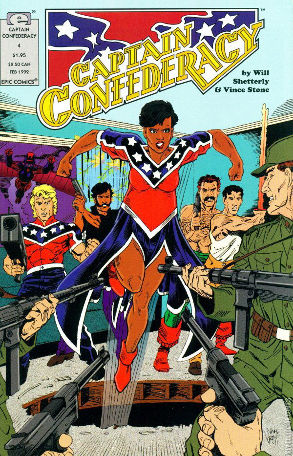 Captain Confederacy #4 Published February 1992 | Key Co