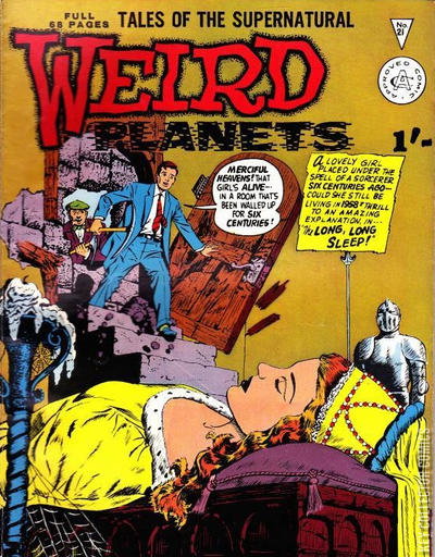 Weird Planets #21 Published January 1962 | Key Collecto