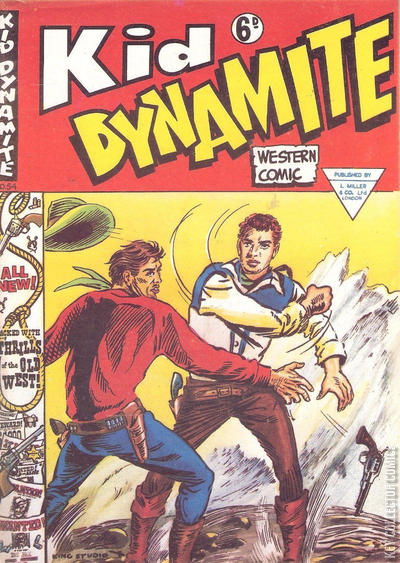 Kid Dynamite Western Comic #54 UK Edition Published January