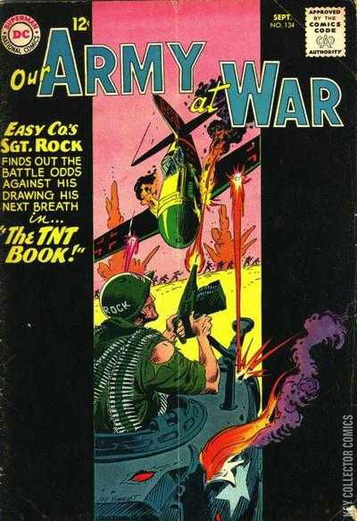 Our Army at War #134 Published September 1963 | Key Col