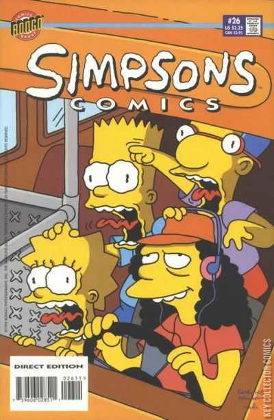 Simpsons Comics #26 Published November 1996 | Key Colle