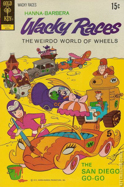 Wacky Races #7 Published April 1972 | Key Collector Comics