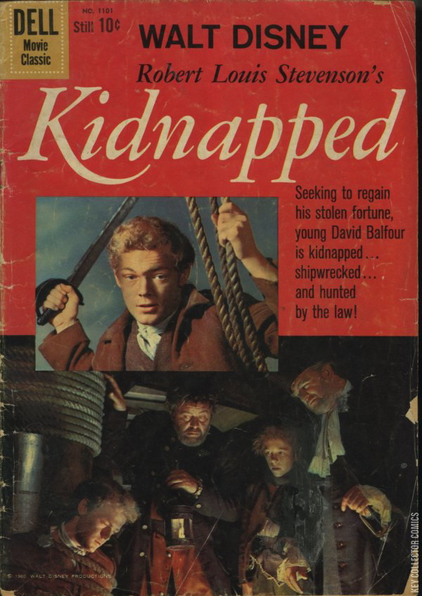 Walt Disney Robert Louis Stevenson's Kidnapped by Dell | Key Collector ...