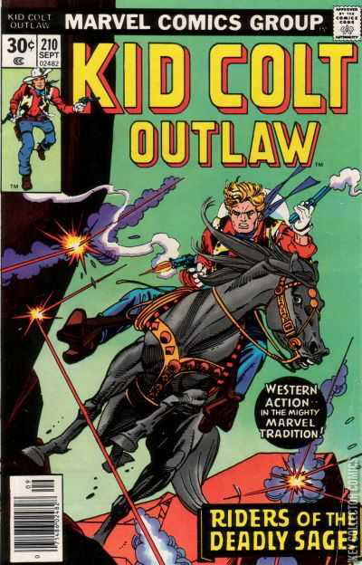 Kid Colt Outlaw #210 Published September 1976 | Key Col