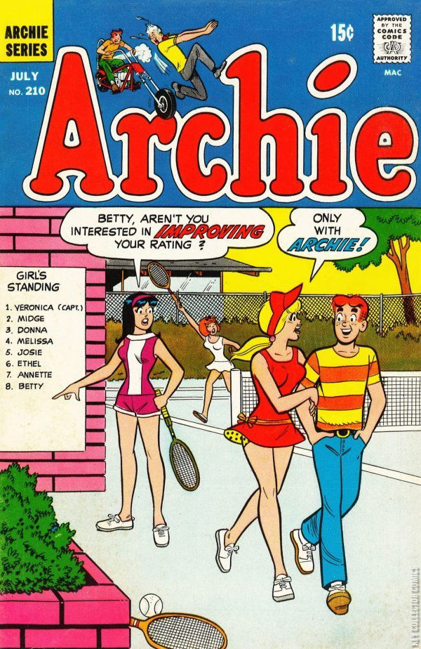 Archie Comics #210 Published July 1971 | Key Collector