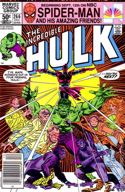Incredible Hulk #266 Published December 1981 | Key Col