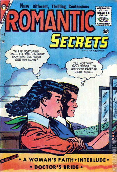 Romantic Secrets by Charlton | Key Collector Comics