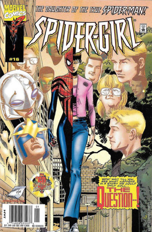 Spider-Girl #16 Newsstand Published January 2000 | Key