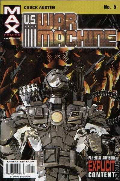 U.S. War Machine #5 Published October 2001 | Key Collec