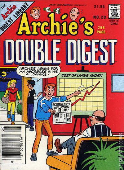 Archie Double Digest #20 Published January 1986 | Key C