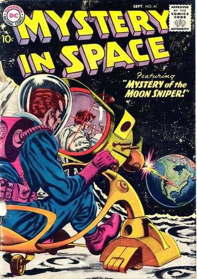 Mystery In Space #46 Published September 1958 | Key Col
