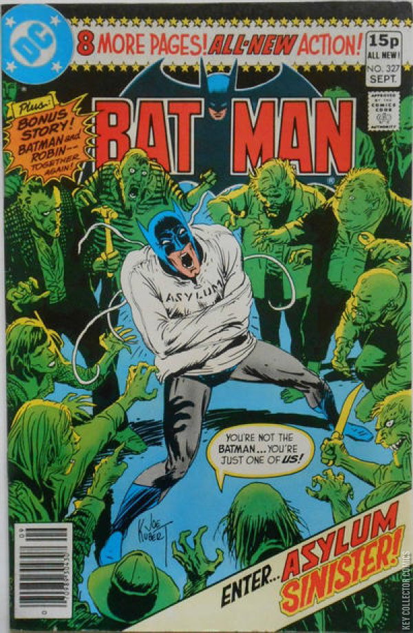 Batman #327 UK Edition Published September 1980 | Key