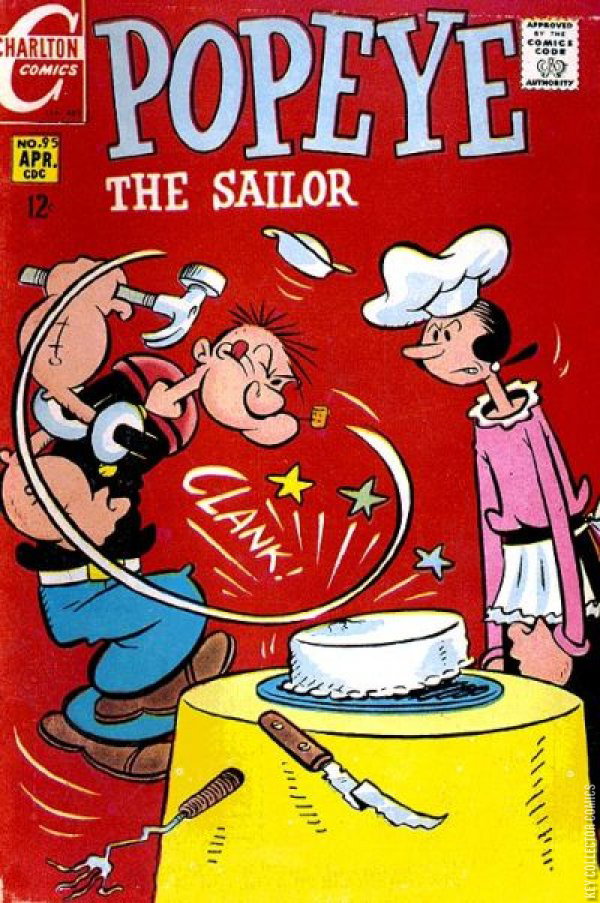 Popeye #95 Published April 1969 | Key Collector Comics