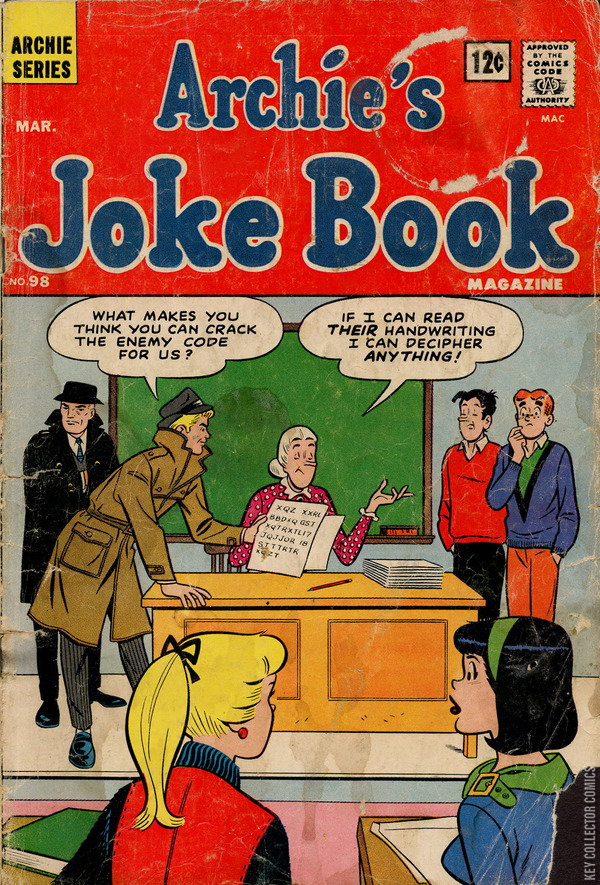 Archie's Joke Book Magazine #98 Published March 1966