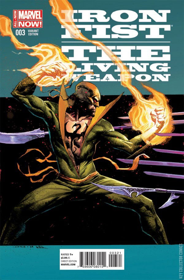 Iron Fist: The Living Weapon #3 Variant Published June
