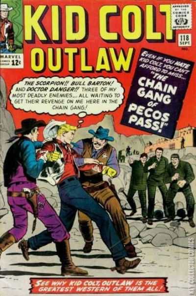 Kid Colt Outlaw #118 Published September 1964 | Key Col