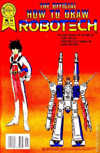 The Official How To Draw Robotech #14 Published April 1