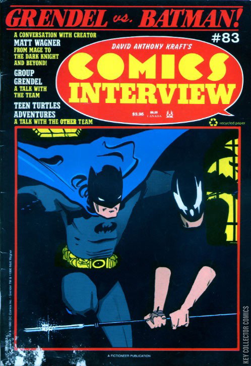Comics Interview #83 Published January 1990 | Key Colle